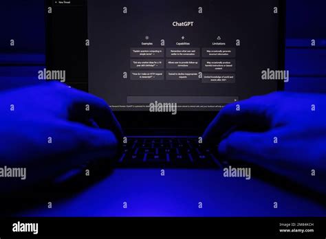 Chatgpt On Computer Chat Gpt Is Artificial Intelligence Ai Chatbot