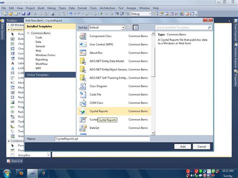 Kreativeidea Vb Net And Crystal Report For Net Step By Step Tutorial