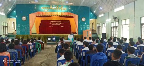 အိမ်မဲမြို့နယ်အ ထ က ၂ ကျောင်းတွင် စည်းကမ်းမဲ့အမှိုက်စွန့်ပစ်မှုမရှိစေရေး အသိပညာပေးဟောပြော