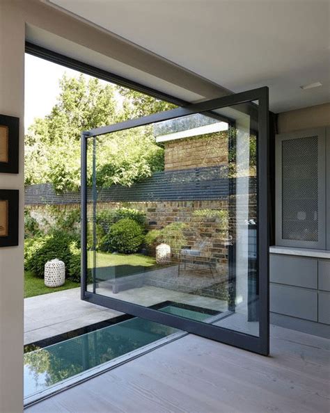 درب پیوت لولا محوری درب فریم لس لندی