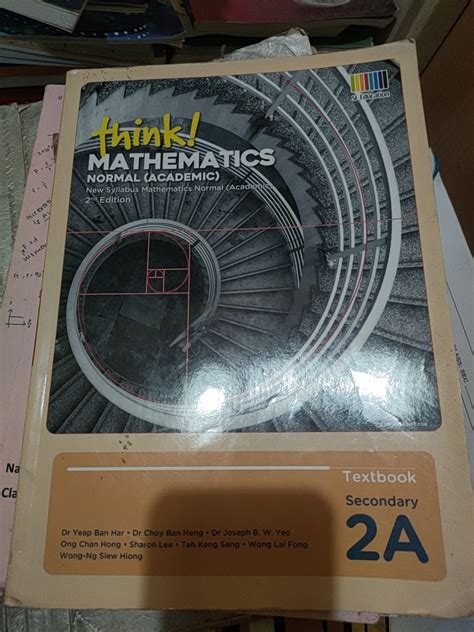 Think Mathematics Textbook 2a Hobbies And Toys Books And Magazines