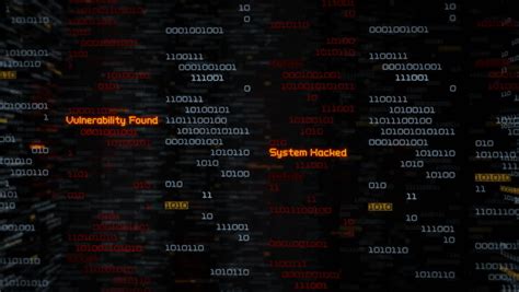 Binary Data Code Animation Showing Stock Footage Video 100 Royalty