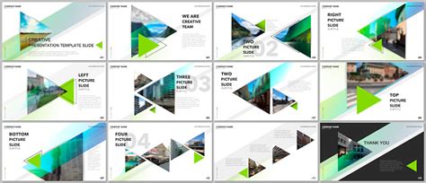 최소한의 프리젠 테이션 디자인 삼각형과 삼각형 요소 포트폴리오 벡터 템플릿 프리젠 테이션 슬라이드 전단지 전단지 브로셔 커버 보고서 광고를위한 다목적 템플릿 슬라이드쇼에