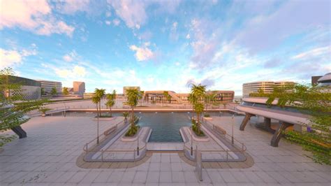 3d Rendering Of The Future City Scenery Stock Illustration Illustration Of Landmark Cityscape