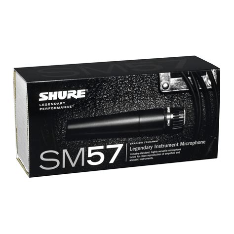 Shure Sm57 Dynamic Instrument Microphone Trax Music Store