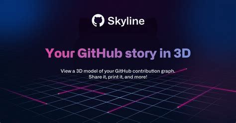 your github story in 3d github skyline r savedforms