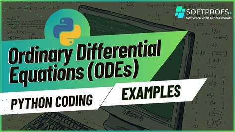 ordinary differential equation odes programming with python