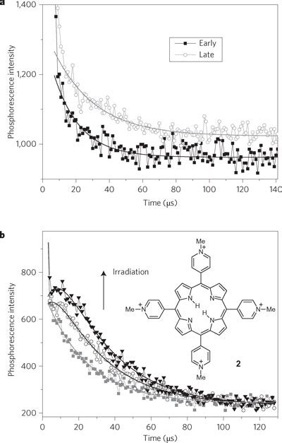 Time Resolved Singlet Oxygen Phosphorescence Traces Recorded At 1270 Nm Download Scientific