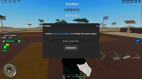 Roblox War Tycoon Codes Gamepur