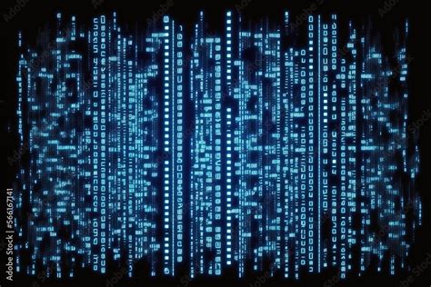 Seamless Abstract Binary Code Computer Programming Big Data Or Cyber