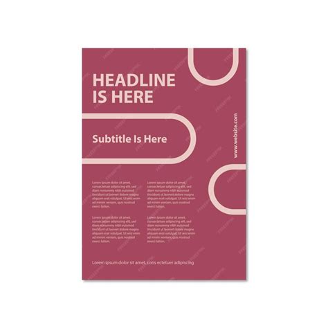 Premium Vector A4 Layout Design