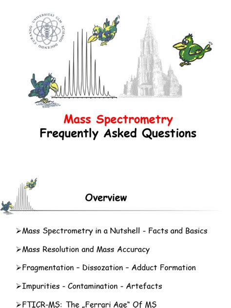 Mass Spectrometry Frequently Asked Questions Pdf Mass Spectrometry Time Of Flight Mass