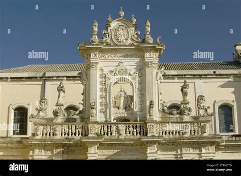 Piazza Del Duomo Details Of Palazzo Vescovile B 1709 Lecce Baroque