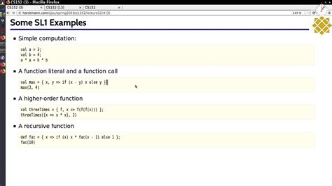 CS 152 Lecture Of 2018 03 12 YouTube