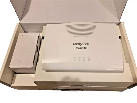 DRAYTEK VIGOR 130 ADSL2 VDSL2 FTTC BT Infinity Ethernet Modem PPPoE Bridge 20 00 PicClick UK