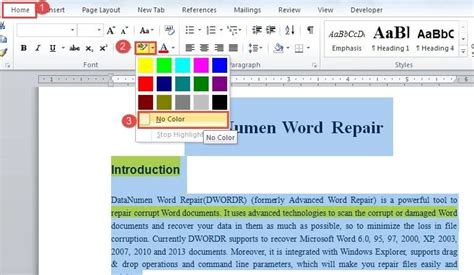 5 Methods To Remove Highlighting Or Shading In Your Word Document Data Recovery Blog