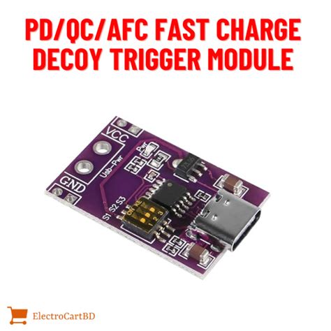 Type C QC AFC PD PD To DC Spoof Scam Fast Charge Trigger Polling Detector USB PD Notebook