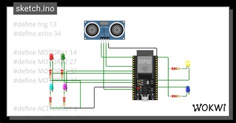 Ardupruebasultrasonicomotores Wokwi Esp32 Stm32 Arduino Simulator