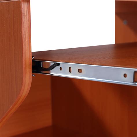 HOMCOM Movable Computer Office Desk