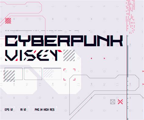 Artstation Cyberpunk Ui Set Game Assets