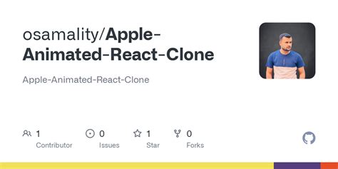 Github Osamalityapple Animated React Clone Apple Animated React Clone