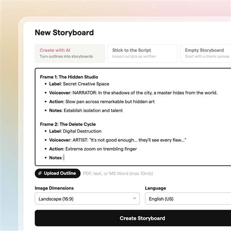 Free Online Ai Movie Script Generator Instant Access Boords