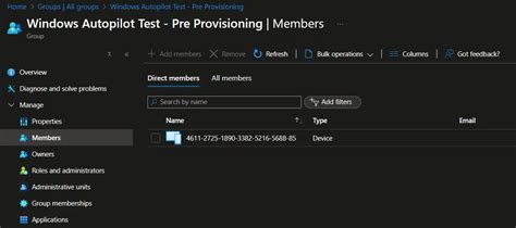 create group based on windows autopilot group tag techuisitive