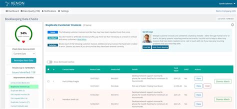 Duplicate Invoices Xenon Connect