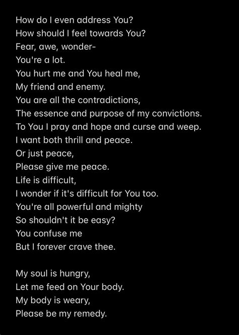 An Agnostics Prayer R Poem