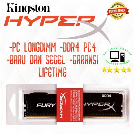 Jual Ram Pc Ddr4 4gb 2400mhz Pc4 19200 Hyperx Original Kingston Gaming Shopee Indonesia