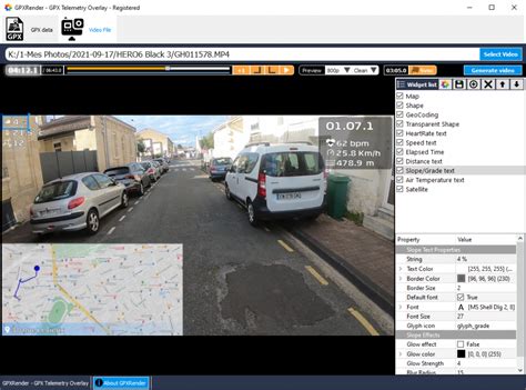 How To Overlay GPS Track MAP On Your Videos GPXRender