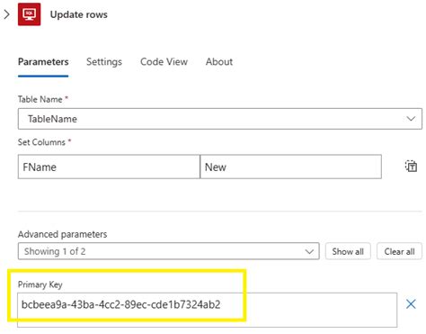 Updaterows In Logic App Fails With Error Badrequest Microsoft Qanda