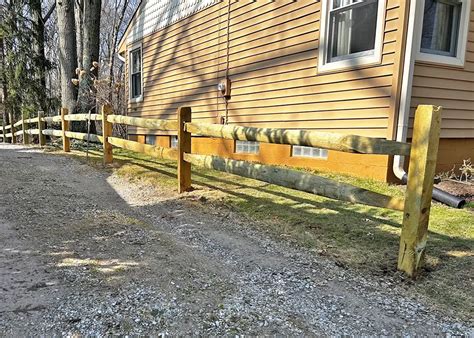 Split Rail Fence Complementing Nature While Standing Strong