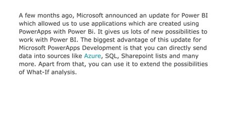 Integrating Power Apps With Power Bi Pptx