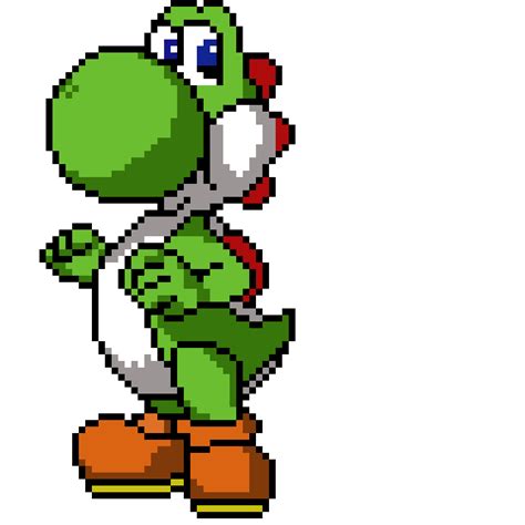 Yoshi Head Pixel Art Yoshi Perler Bead Patterns 2025