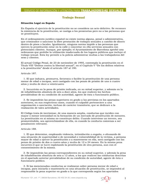 Trabajo Sexual