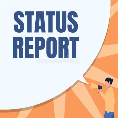 Text Showing Inspiration Status Report Business Approach Update Summary Of Situations As Of A