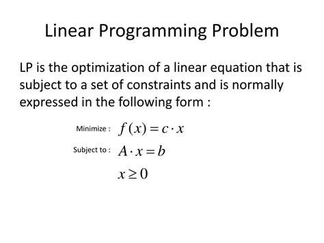 ppt linear programming interior point methods powerpoint presentation id 5575660