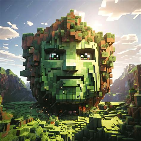 A Massive Highly Detailed Explosion Of Blocks And Part Premium Ai Generated Image