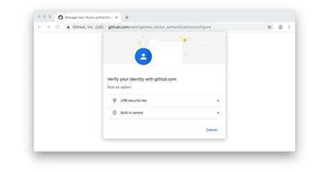 github supports web authentication webauthn for security keys the
