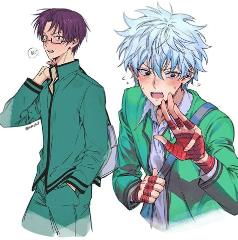 Kuboyasu Aren And Kaidou Shun Saiki Kusuo No Psi Nan Drawn By Mmpb