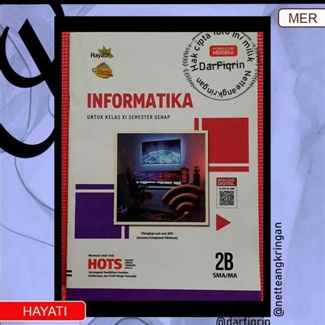Jual Lks Informatika Kelas 10 11 Semester 2 Sma Ma Kurmer Kurikulum Merdeka Hayati Hots Puruhita