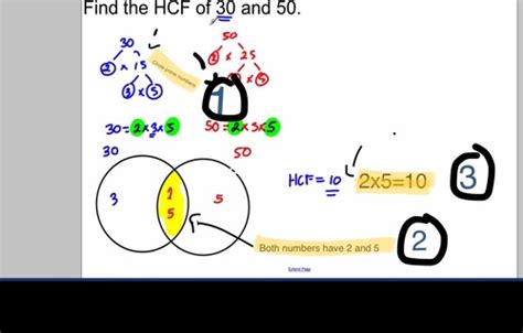 Hcf Highest Common Factor Flashcards Quizlet