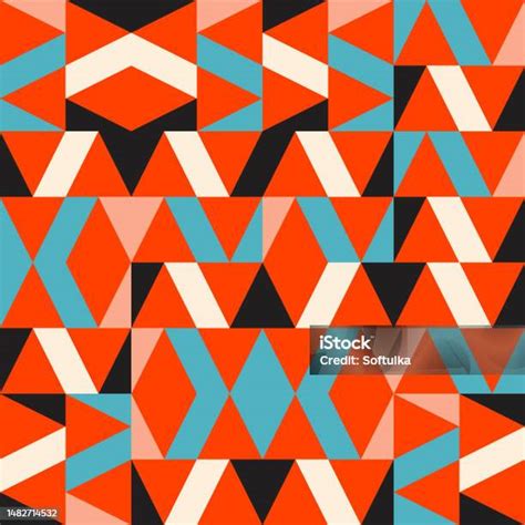 추상 모자이크 기하학적 패턴 디자인 간단한 모양과 그림 가리기에 대한 스톡 벡터 아트 및 기타 이미지 가리기 오솔길 0명 Istock