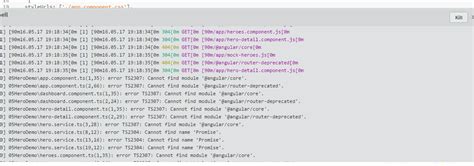 Typescript Can Not Find Angularcore Angular Router Deprecated