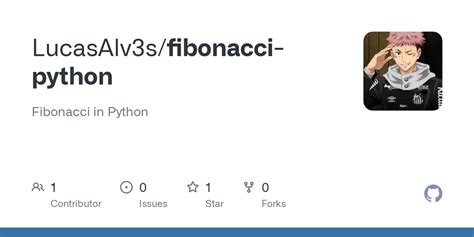 Github Lucasalv3sfibonacci Python Fibonacci In Python
