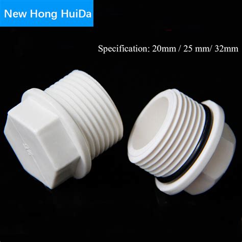 수나사 플러그 Pvc 파이프 유럽 표준 나사 플러그 파이프 피팅 튜브 엔드 캡 배관 액세서리 배관