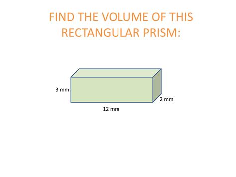 Volume Of Rectangular Prisms Pptx