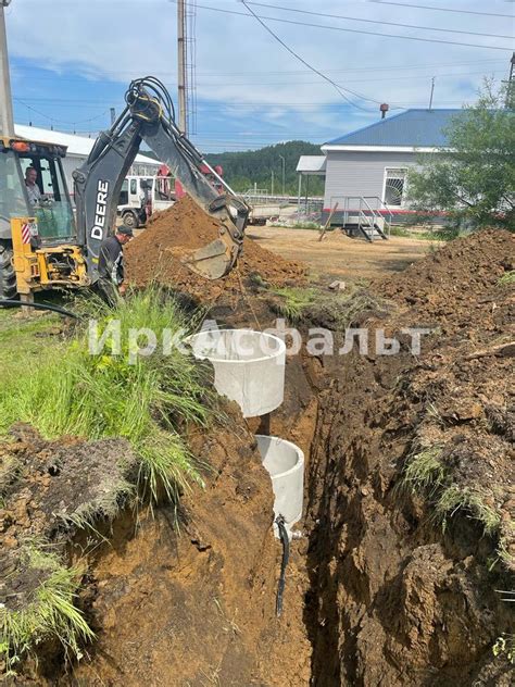 Устройство колодца из бетонных колец для канализации — цены за м2 в Иркутске