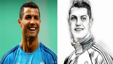 رسم صوره للوجه بالقلم الرصاص ومعالجتها باستخدام الفوتوشوب خمسات